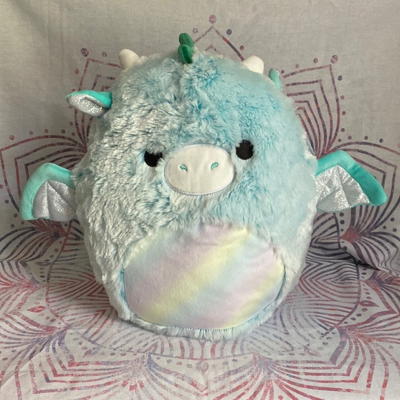 Kellytoy | Accessories | Squishmallows Lorelai The Fuzzamallows Dragon ...